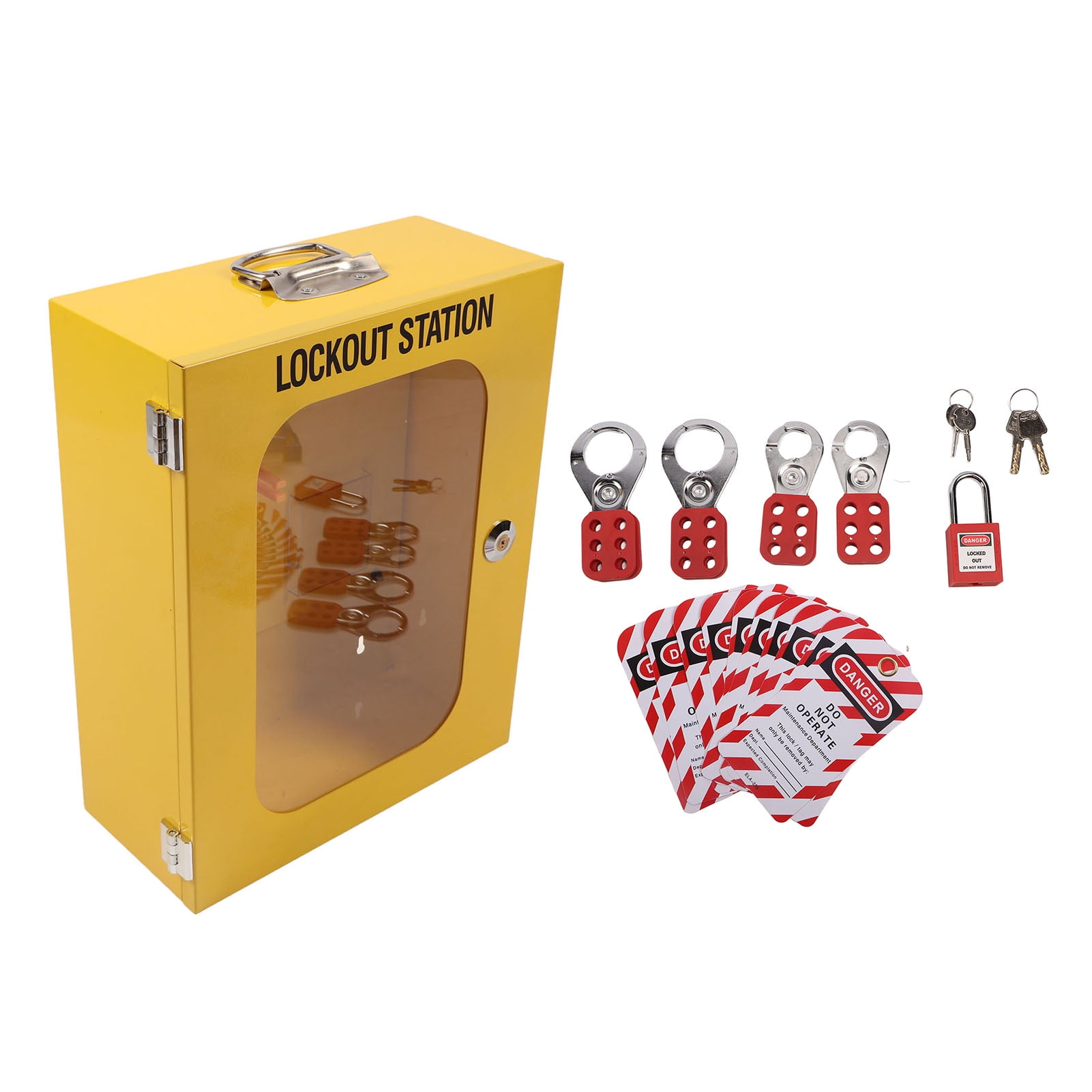 Lockout Tagout Cabinet Portable Multifunction Safety Padlock Lockout ...