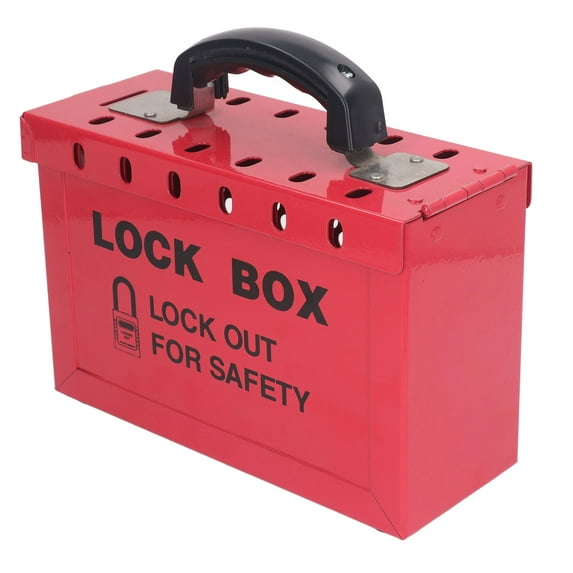 Lockout Tagout Group Lock Box,Lockout Tagout Box Portable 13 Guage ...