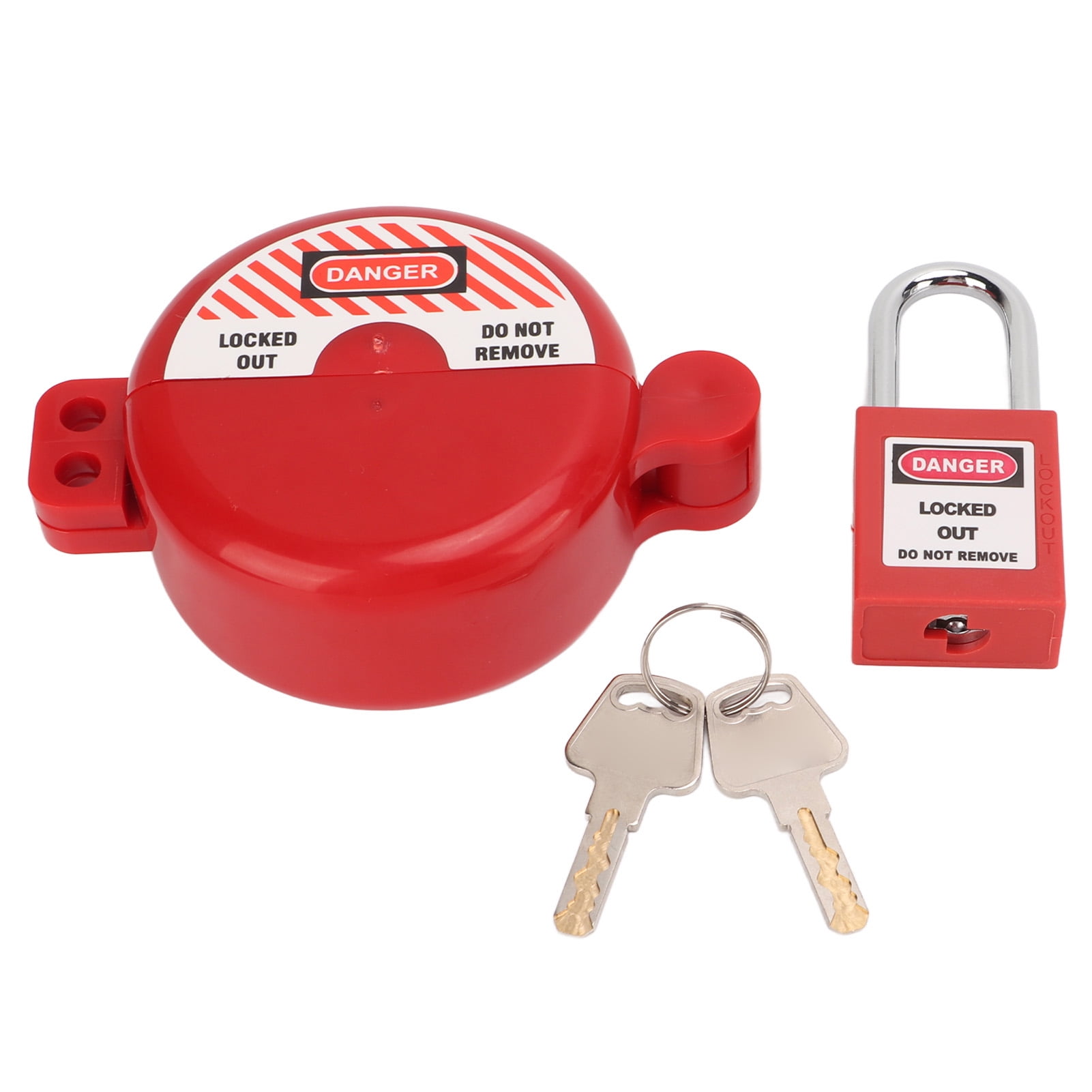 Lockout Tagout Valve Lock, Impact Gate Valve Lockout Plated Safe for ...