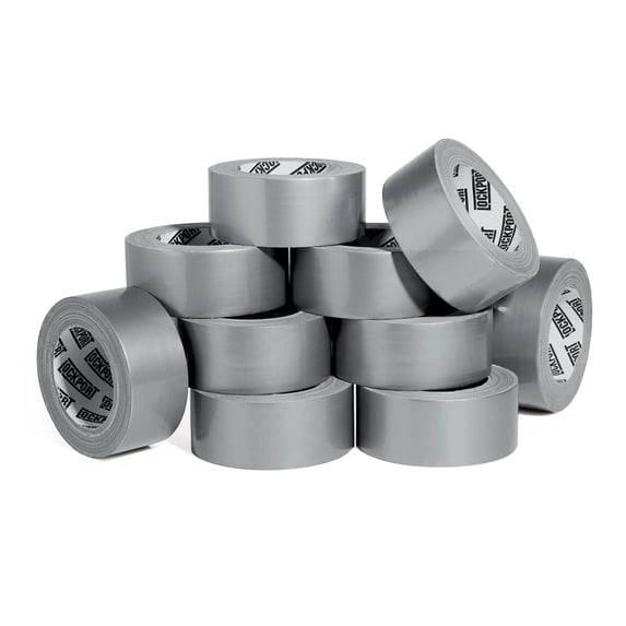 Lockport Heavy Duty Silver Duct Tape - 10 Roll Multi Pack - 30 Yards x ...