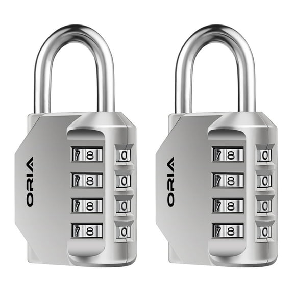 CERPXFF-1 Pack Heavy Duty 4 Digit Combination Lock, Anti-Error Feature ...