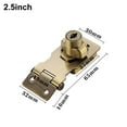 Locks Keyed Locking Hasp Locks with Keys And Screws Thick Door Safety ...