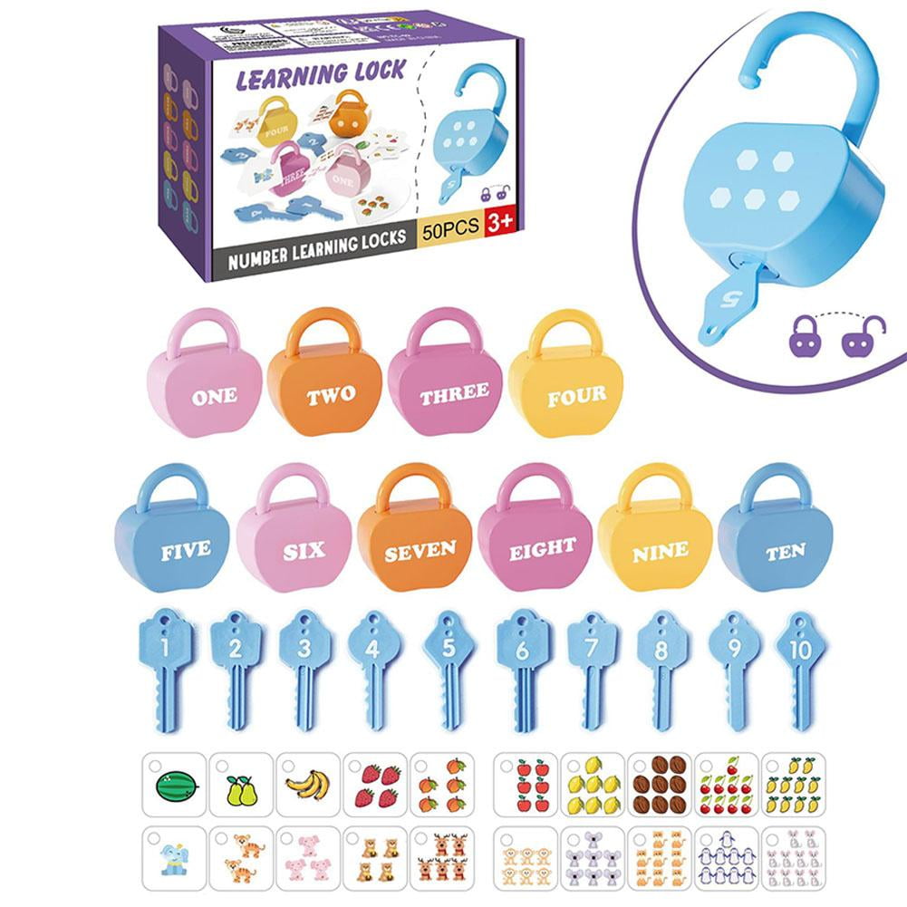Locks with Keys For Toddlers Ages 3-5, Kids Learning Locks with Keys ...