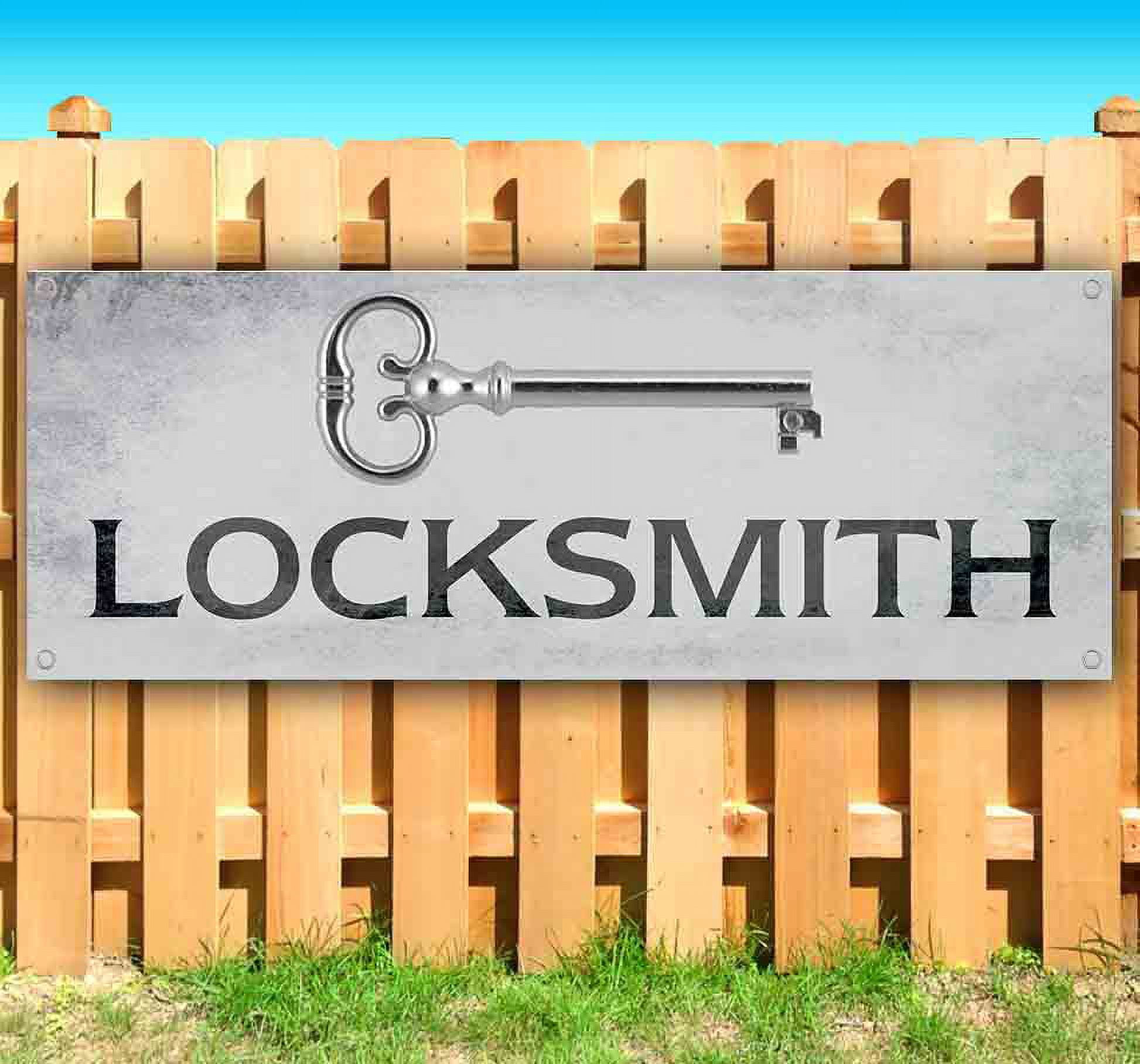 Locksmith 13 oz Vinyl Banner With Metal Grommets - Walmart.com