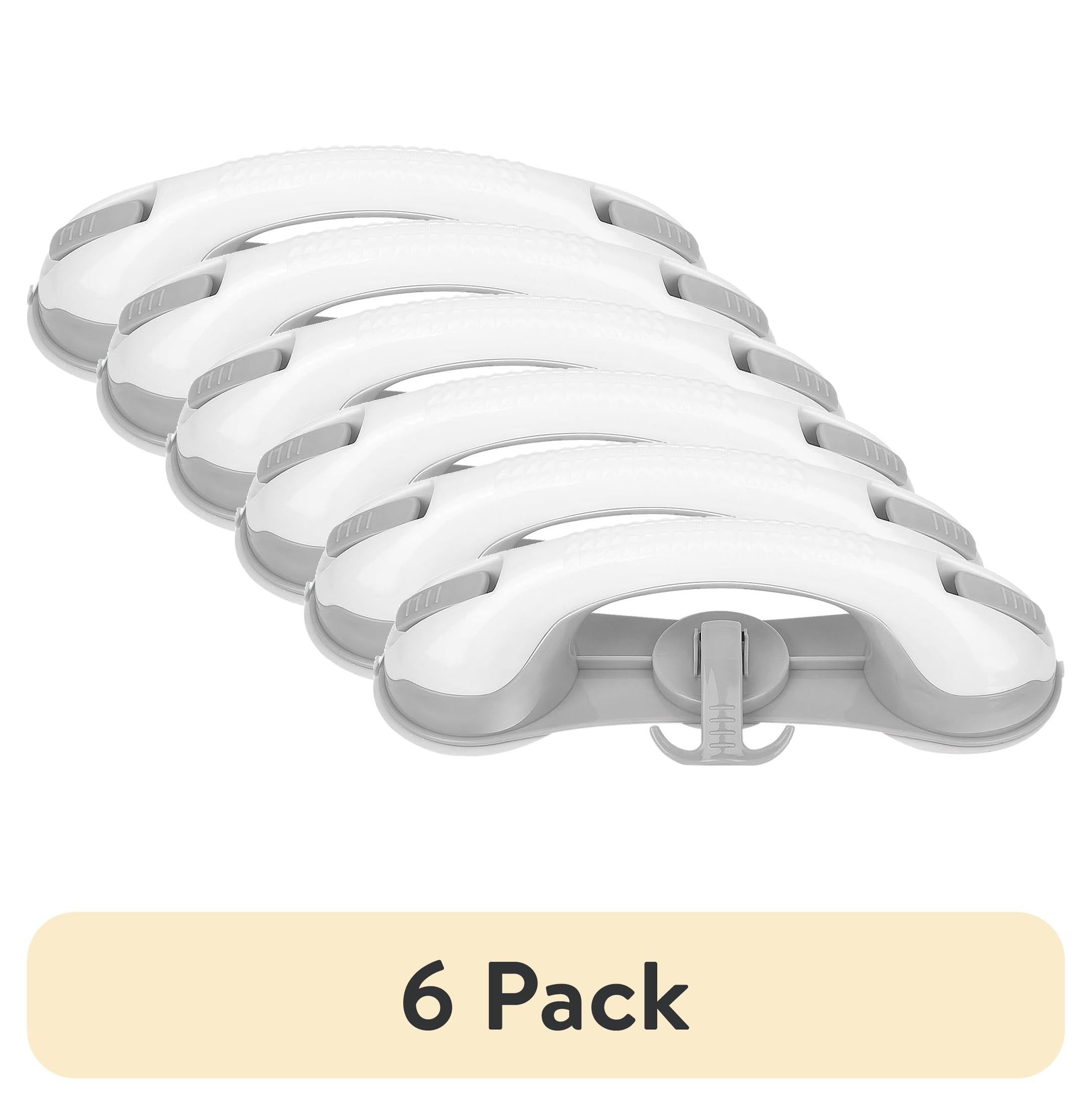 (6 pack) Lockways 2 Pack Grab Bars for Bathtubs, 11.2" Heavy Duty ...