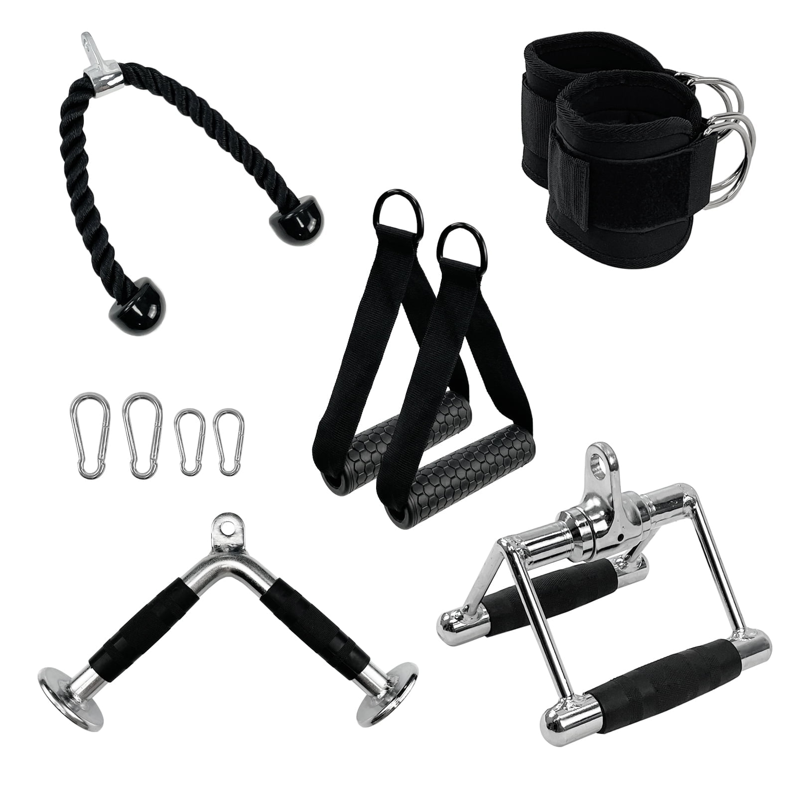 Lockways Tricep Pull Down Attachment Cable Machine Gym Pulley System ...