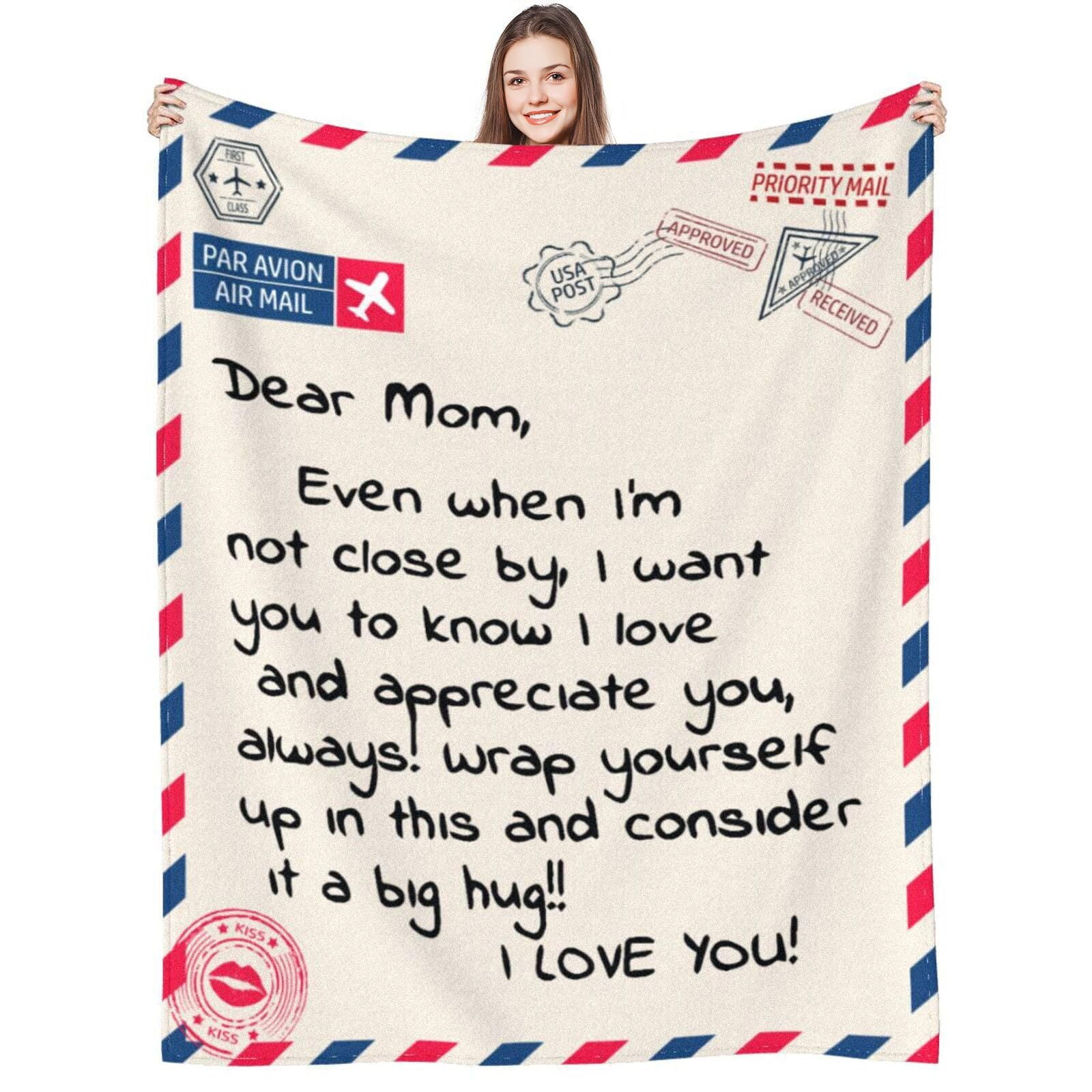 Lockways Mothers Birthday Gifts for Mom, Super Soft Flannel Throw ...