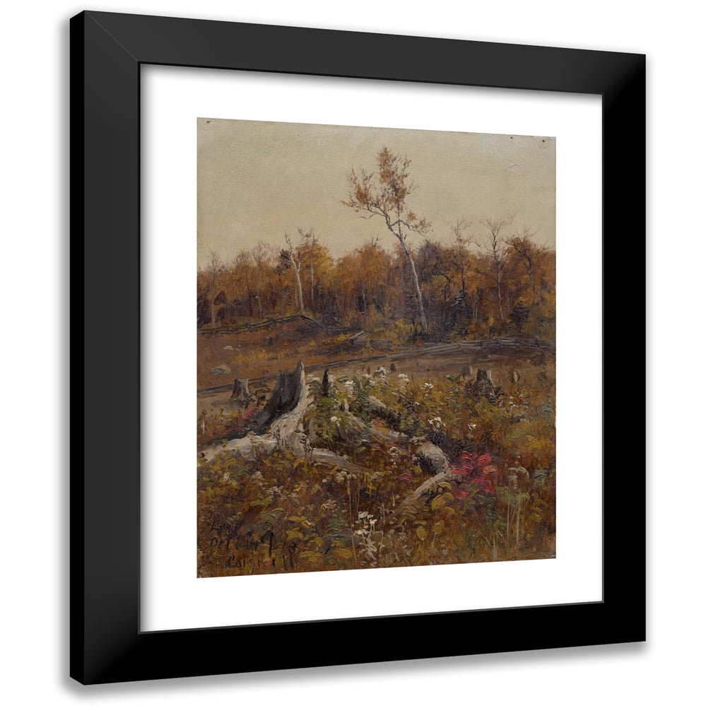 Lockwood de Forest 12x14 Black Modern Framed Museum Art Print Titled ...
