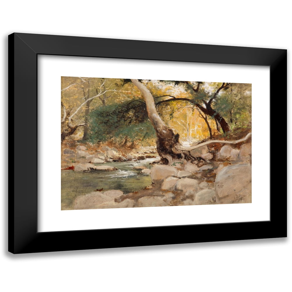 Lockwood de Forest 24x18 Black Modern Framed Museum Art Print Titled ...