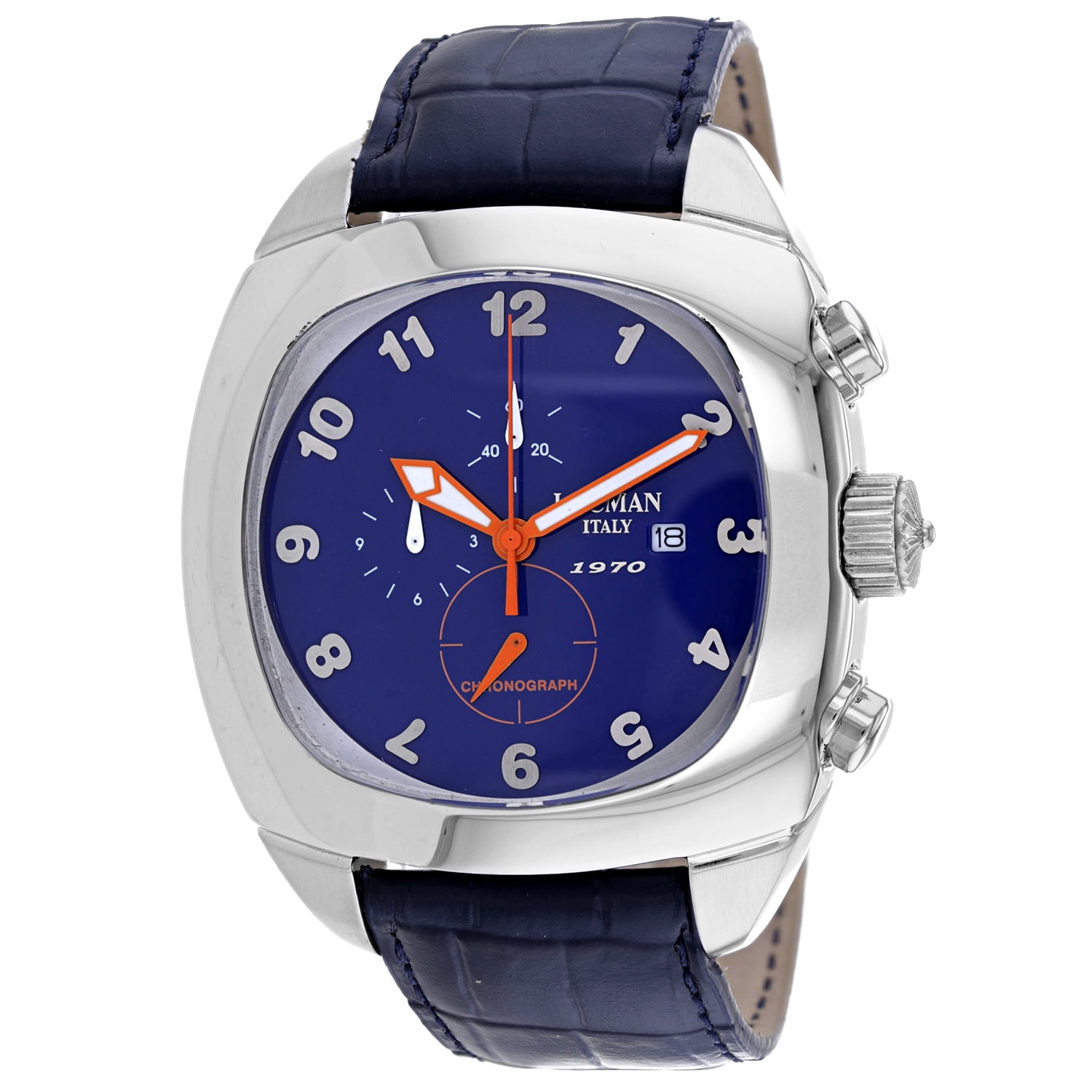 Locman Men's Classic BLue Dial Watch - 197100BL - Walmart.com