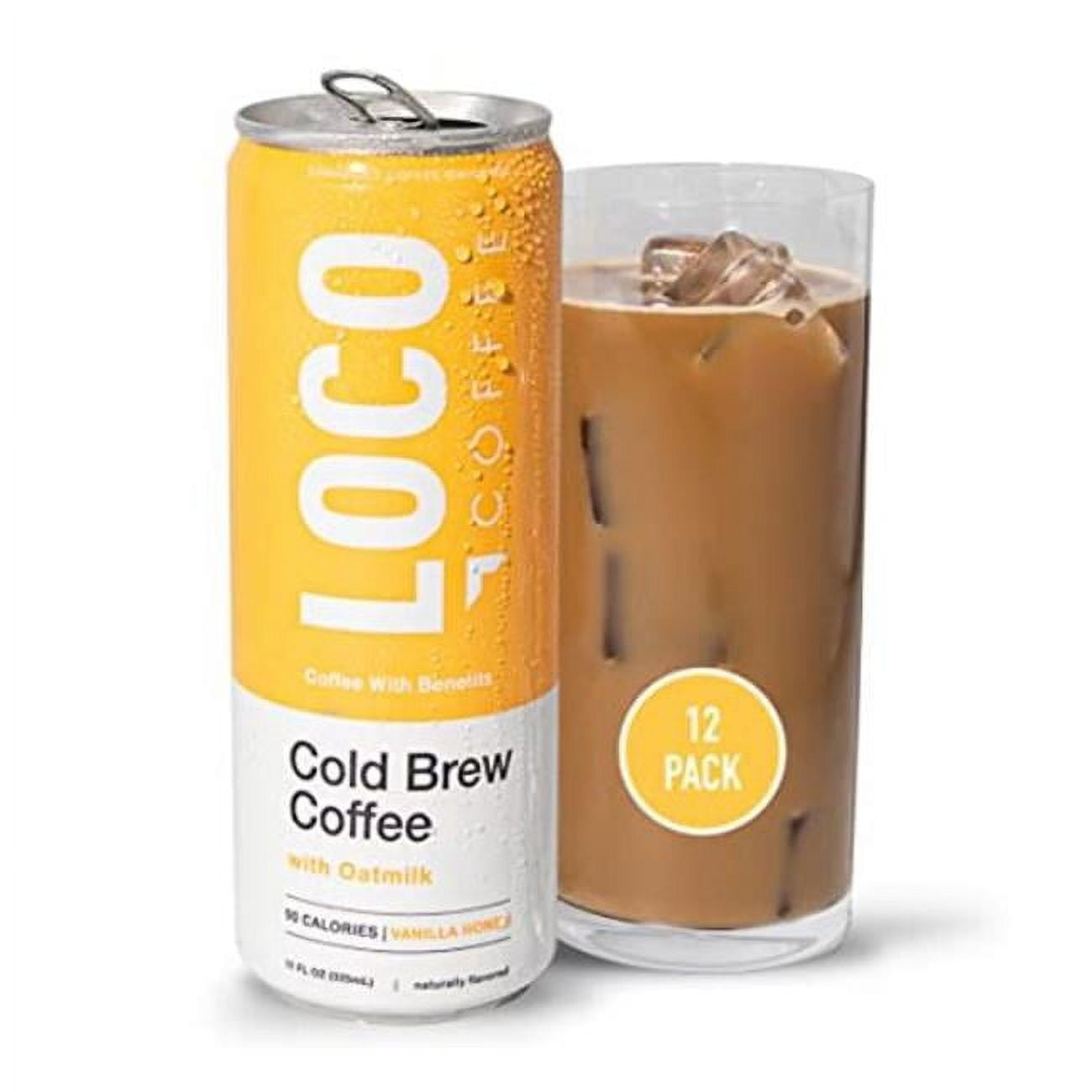 Loco Coffee, Vanilla Honey Oat Milk Latte, Cold Brew Coffee With ...