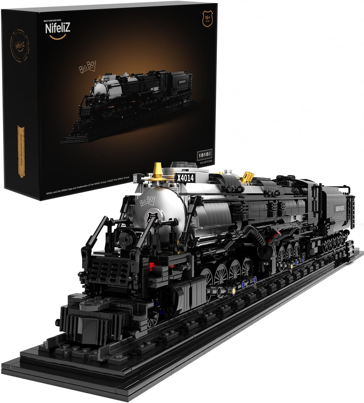 Locomotive, Articulated Steam Locomotive Building Block Set, Legendary ...