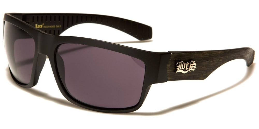 Locs 91113 Black Gangster Sunglasses - Walmart.com