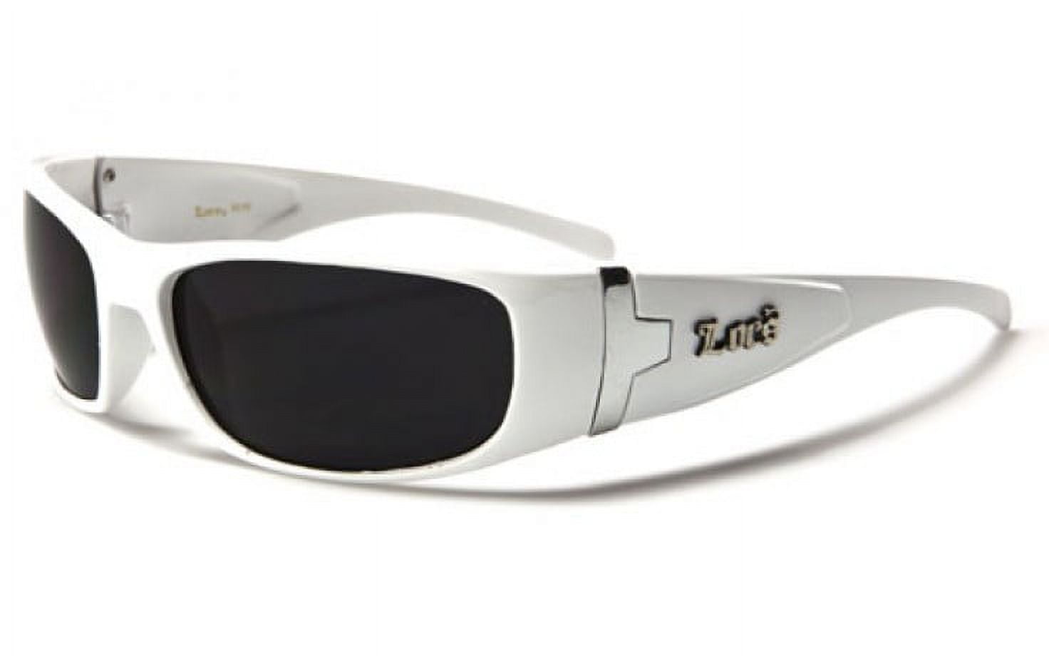 Locs All White 30 Mad Dog Biker Sunglasses Free Shipping - Walmart.com
