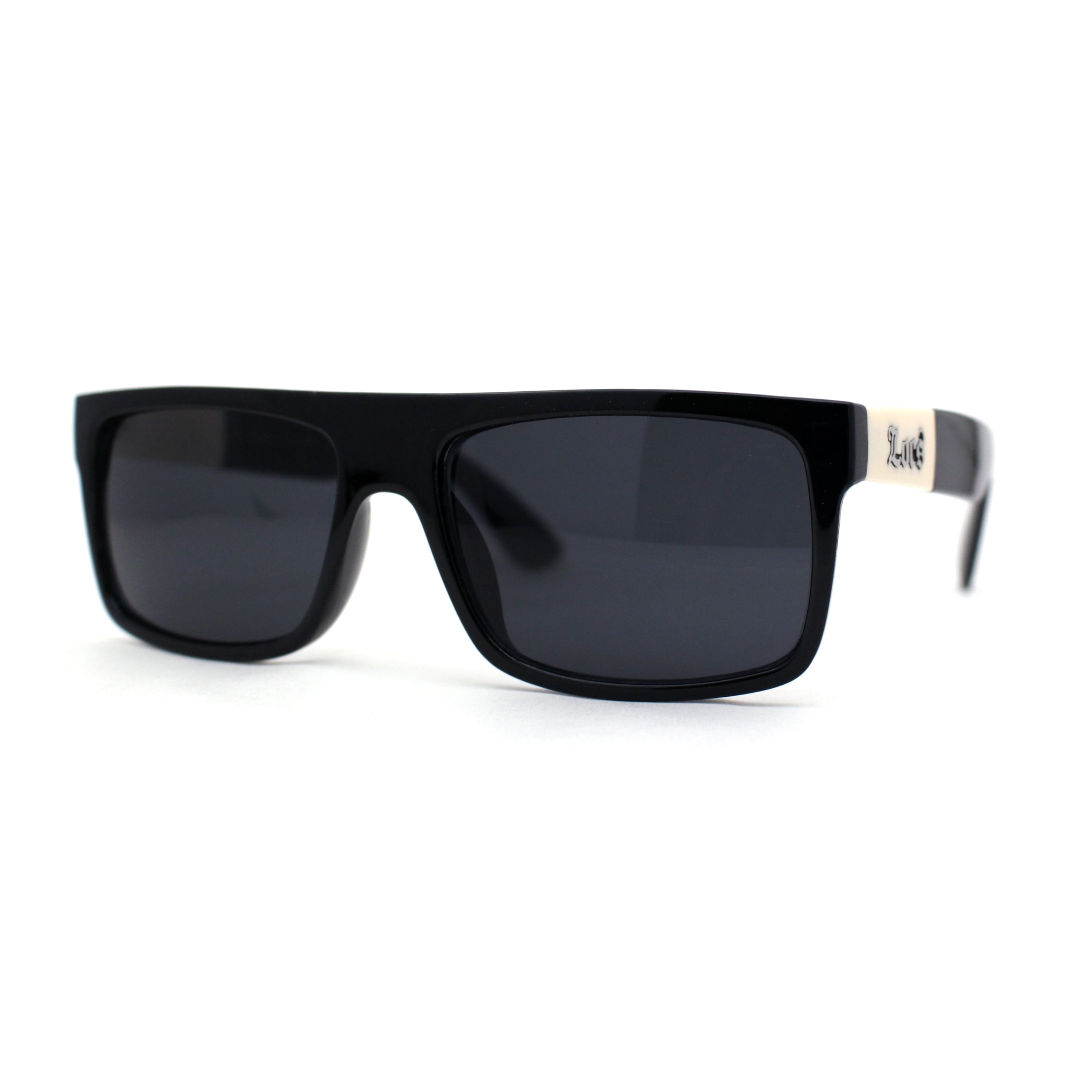 Locs Refined Luxe Flat Top Rectangle Cholo Gangster Sunglasses All ...
