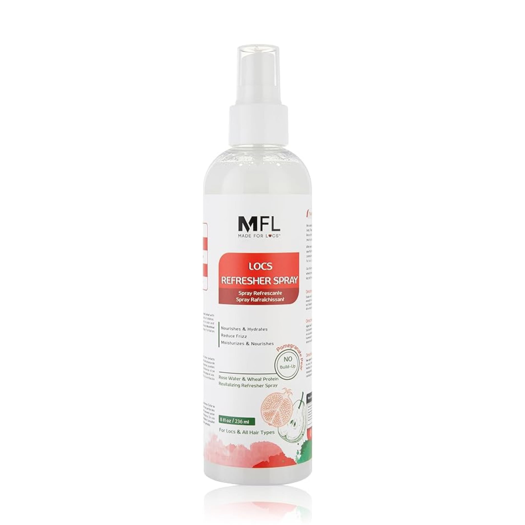 Locs Rose-Water Refresher Spray - Walmart.com