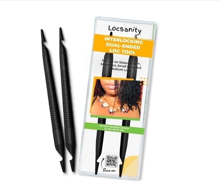 Locsanity Interlocking Dual-Ended Dreadlock Loc Tool (Metal ...