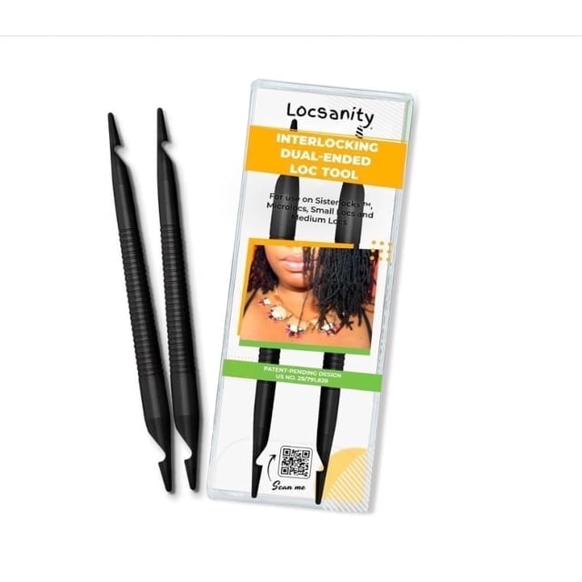 Locsanity Interlocking Dual-Ended Dreadlock Loc Tool (Metal ...