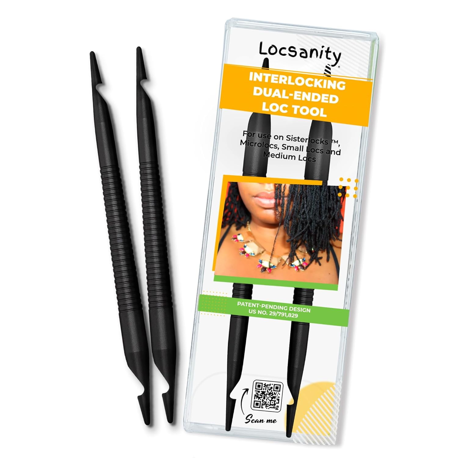 Locsanity Interlocking Tool for Locs - Dual-Ended Metal Dreadlock ...