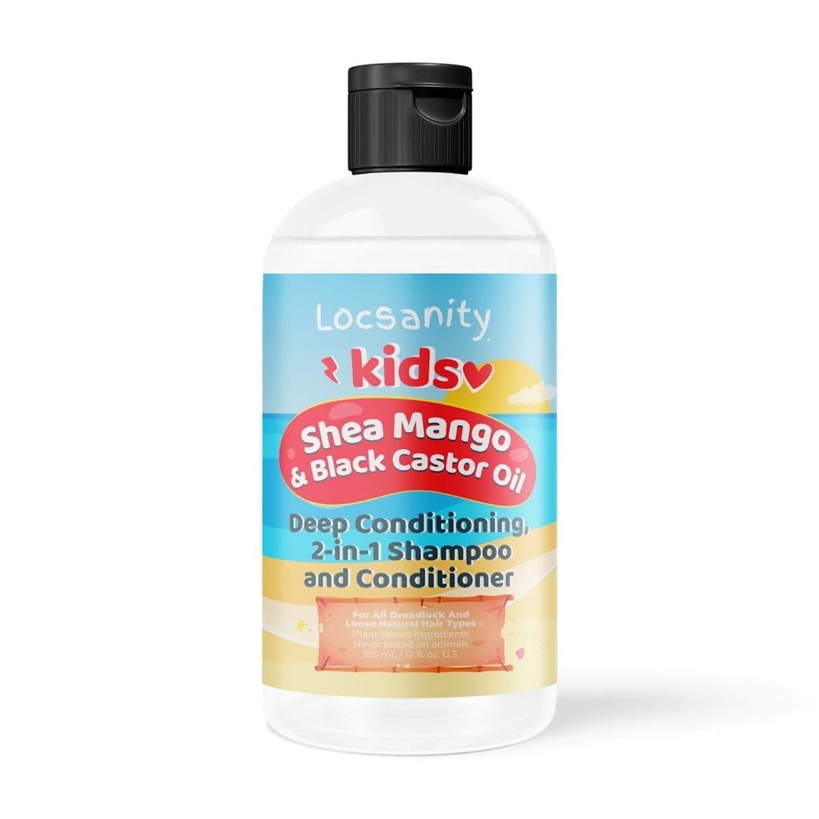 Locsanity Kids Shea Mango & Black Castor Oil 2-in-1 Shampoo and ...
