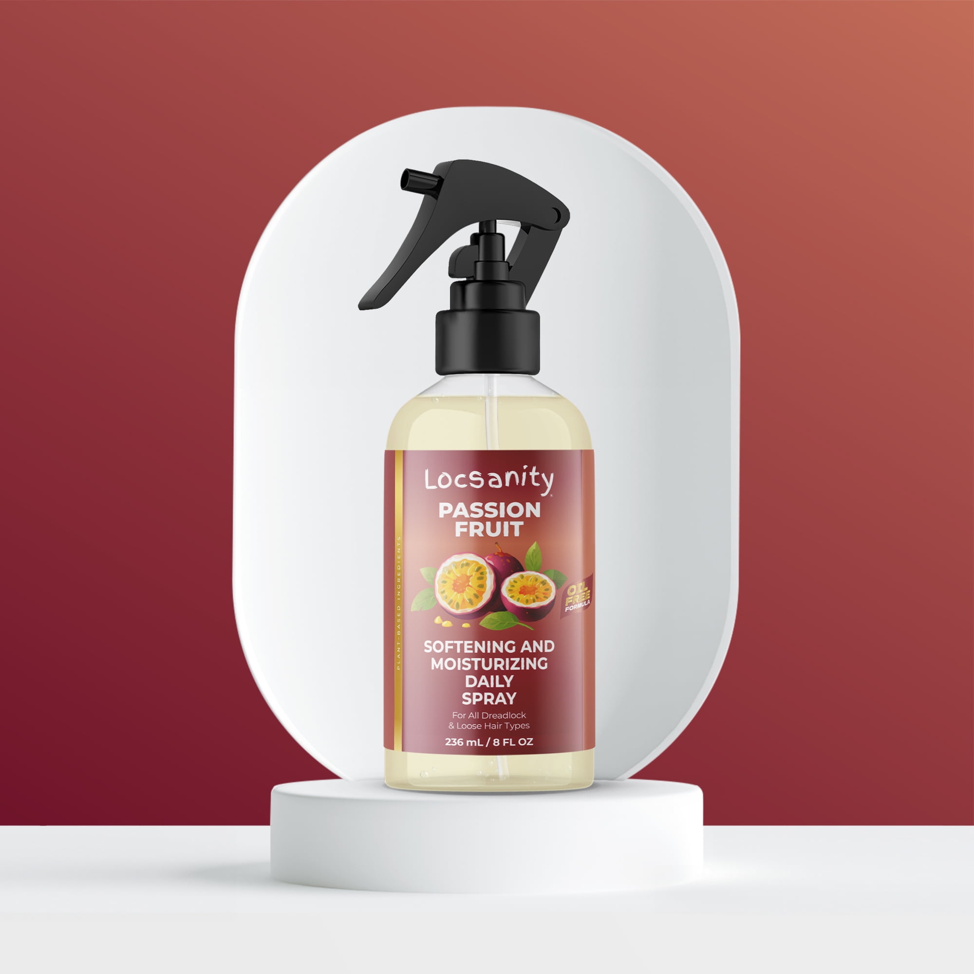Locsanity Passion Fruit Daily Spray for Locs - Softening, Moisturizing ...