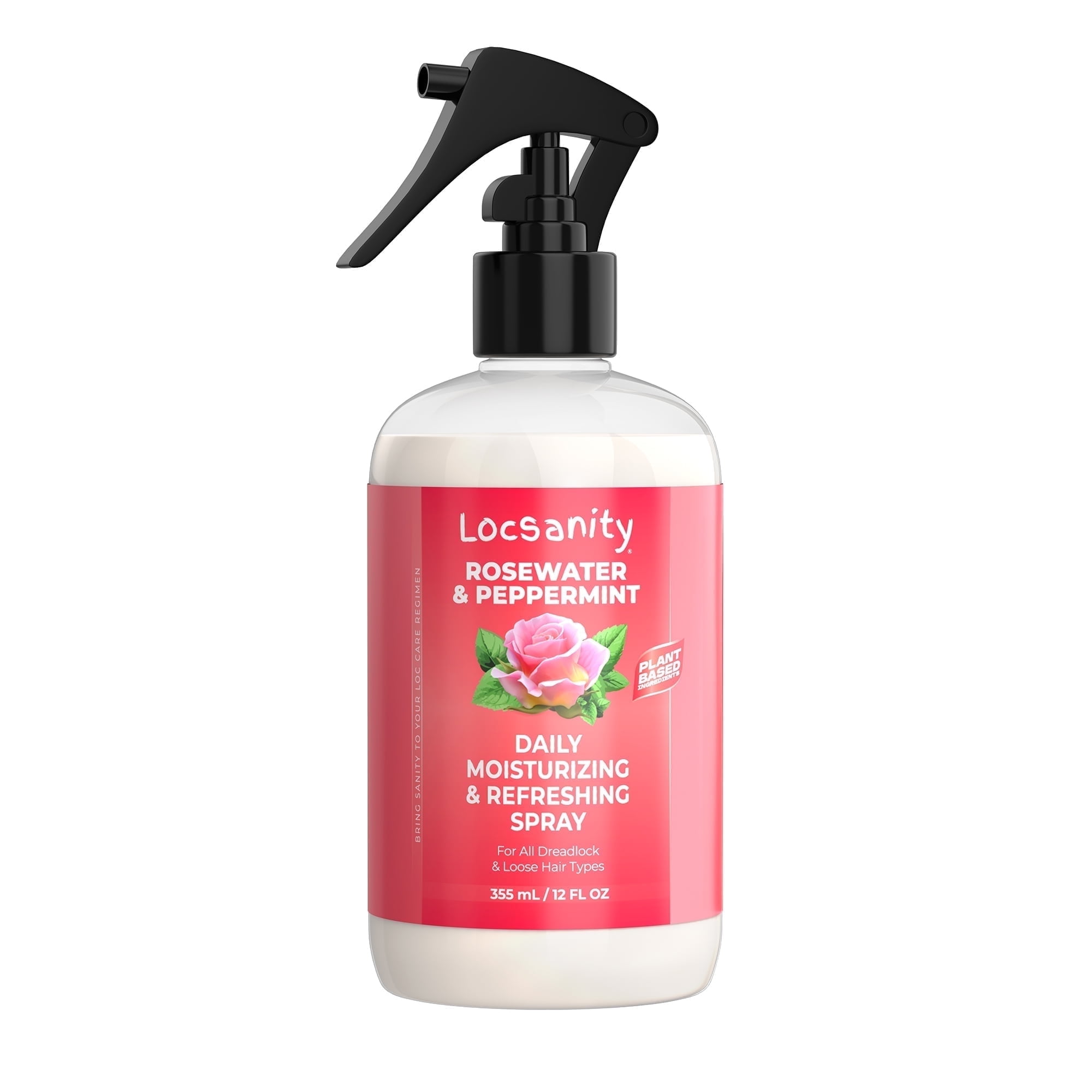 Locsanity Rosewater & Peppermint Soothing Mist for Locs - Daily ...