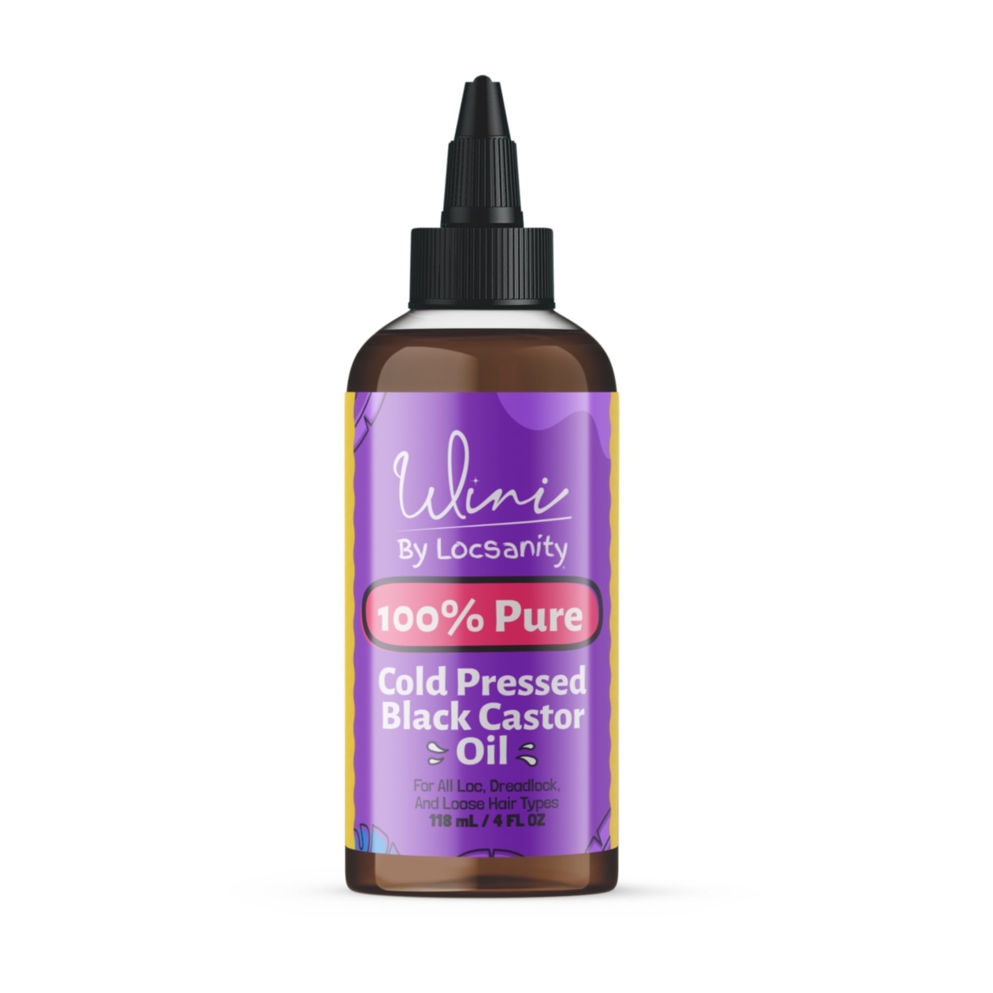 Locsanity Jamaican Black Castor Oil, Cold Pressed, 100% Pure, For Hair ...