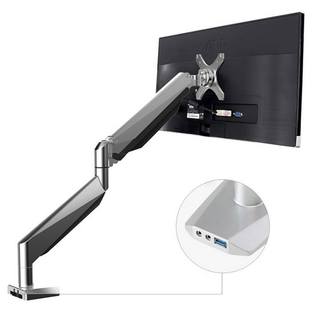 Loctek D7A Heavy Duty Swivel Lcd VESA Monitor Stand Height Adjustable ...