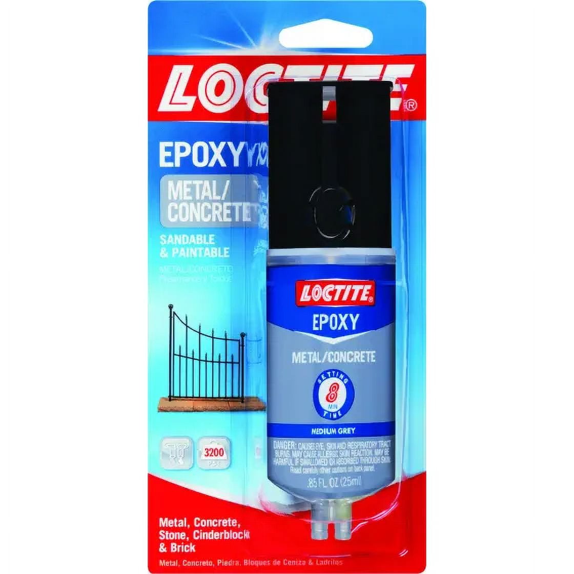 Loctite 01-81508 Epoxy Repair Metal .85oz, Each - Walmart.com