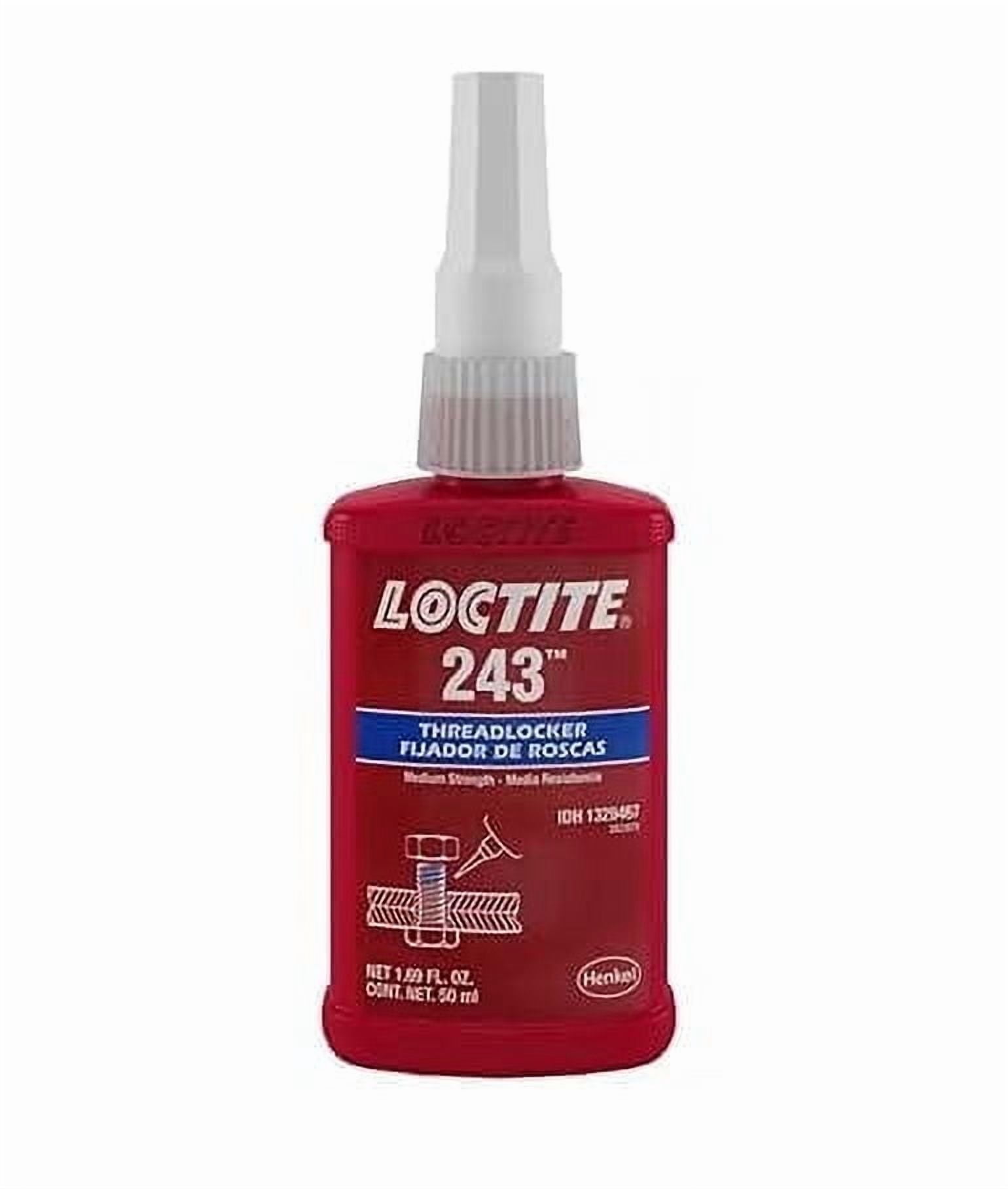 Loctite 1329467 243 Blue Medium Strength Threadlockers, 1.69 Ounces, 3/ ...