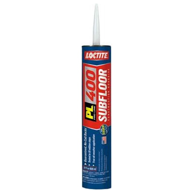 Loctite PL 400 Subfloor and Deck Adhesive, 28 Ounce Cartridge 1602142 ...