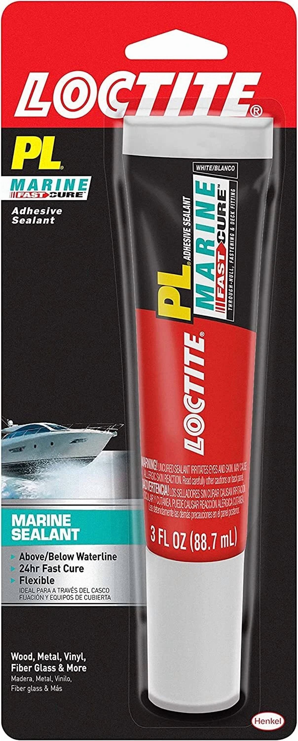 Loctite 2020627 Pl Marine Fast Cure Adhesive Sealant, 3 Ounce Squeeze ...