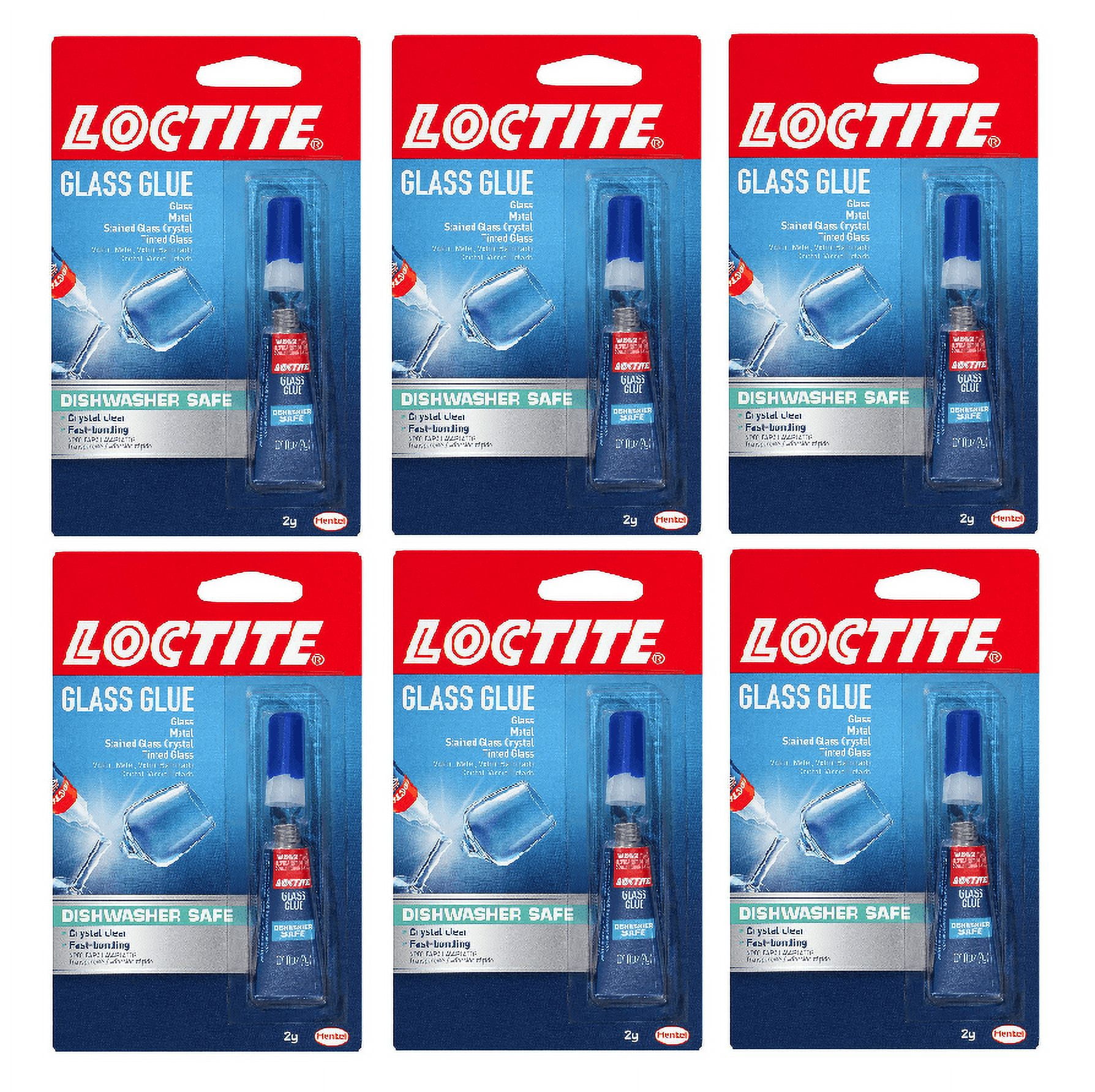 Loctite Instant Dishwasher Safe Glass Glue, 007 fl oz, 6 Pack - Walmart.com