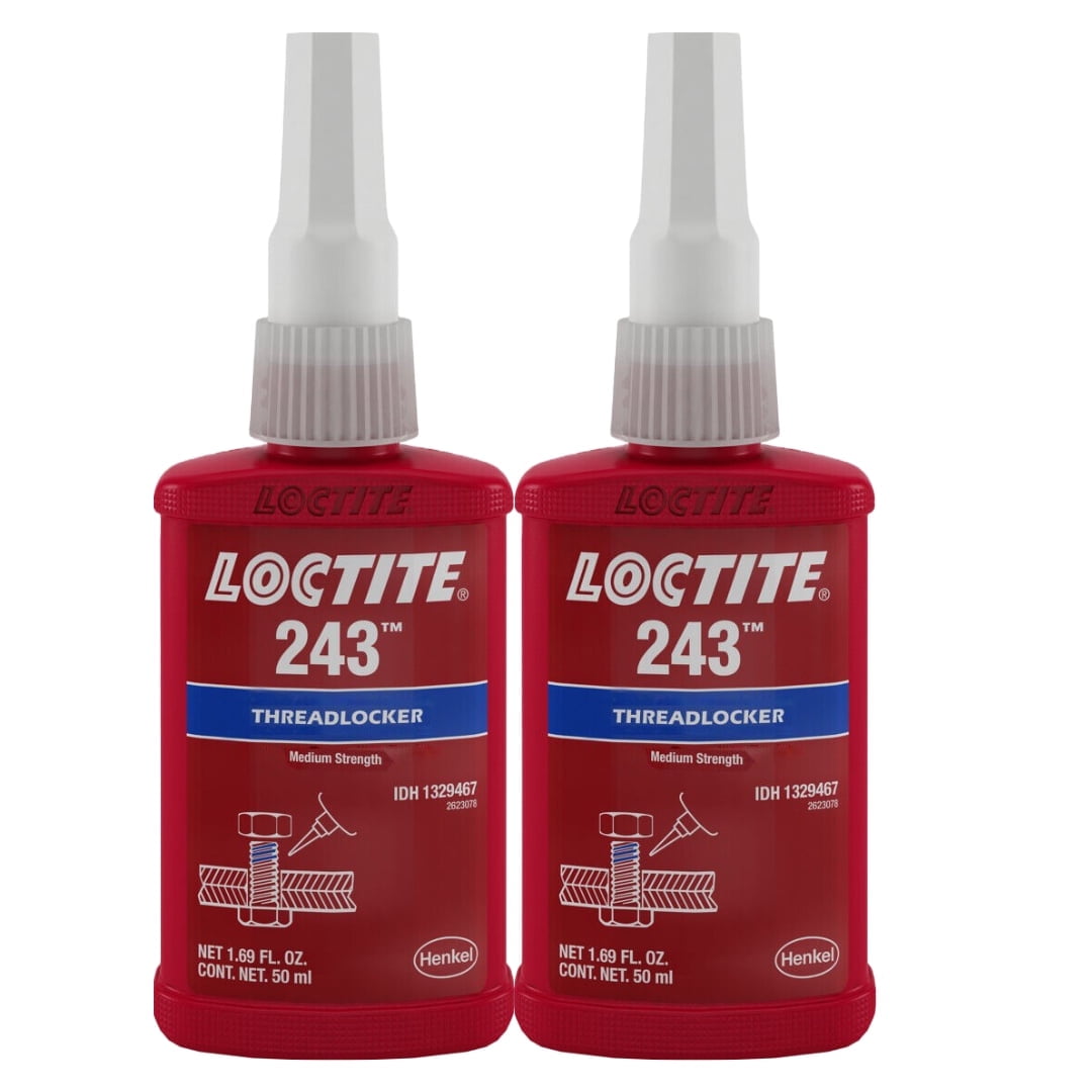 Loctite 243 Blue Medium Strength Thread Locker for All Metals, 50ml ...