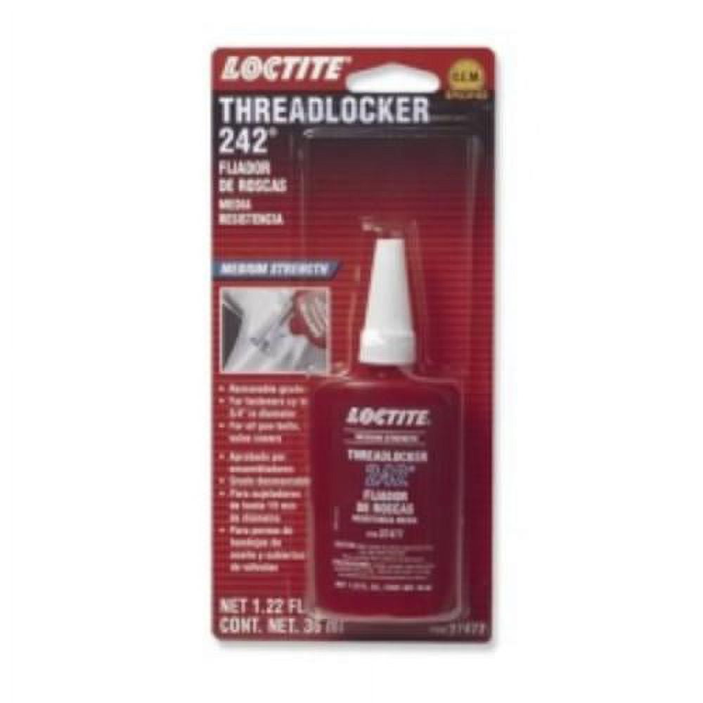 Loctite 37477 Threadlocker 242 - Medium Stre - Walmart.com