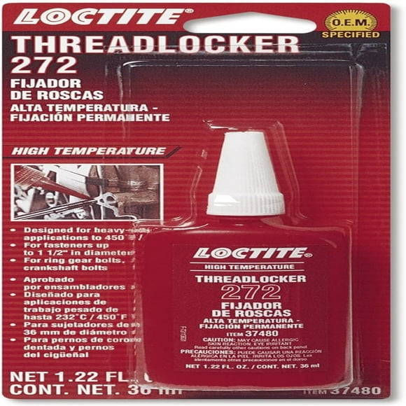 Red Loctite Temperature Range