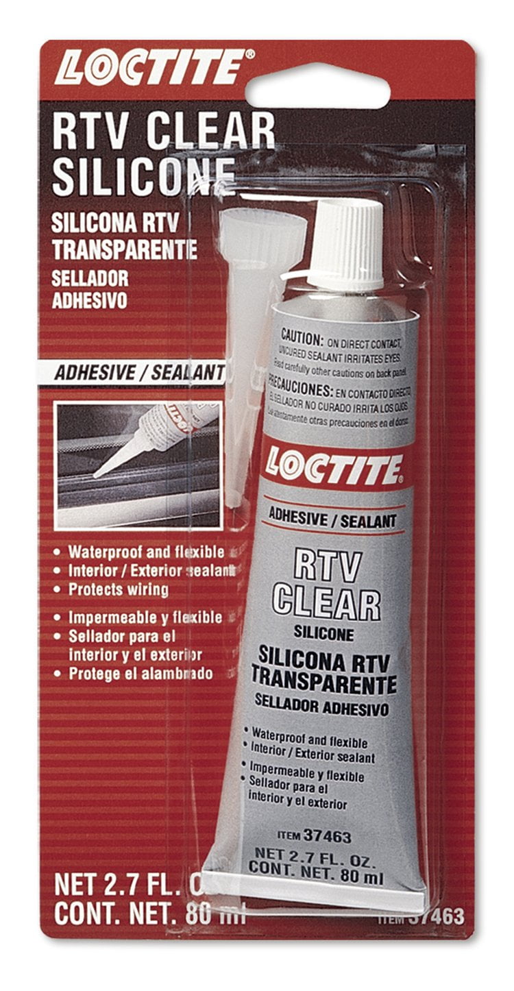 Loctite 491981, Silicone, Clear Industrial Sealant, 0.35 lb 80 ml ...