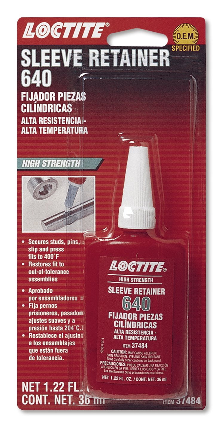 Loctite High Strength Sleeve Retainer, 36ml Bottle, Thread Repair ...