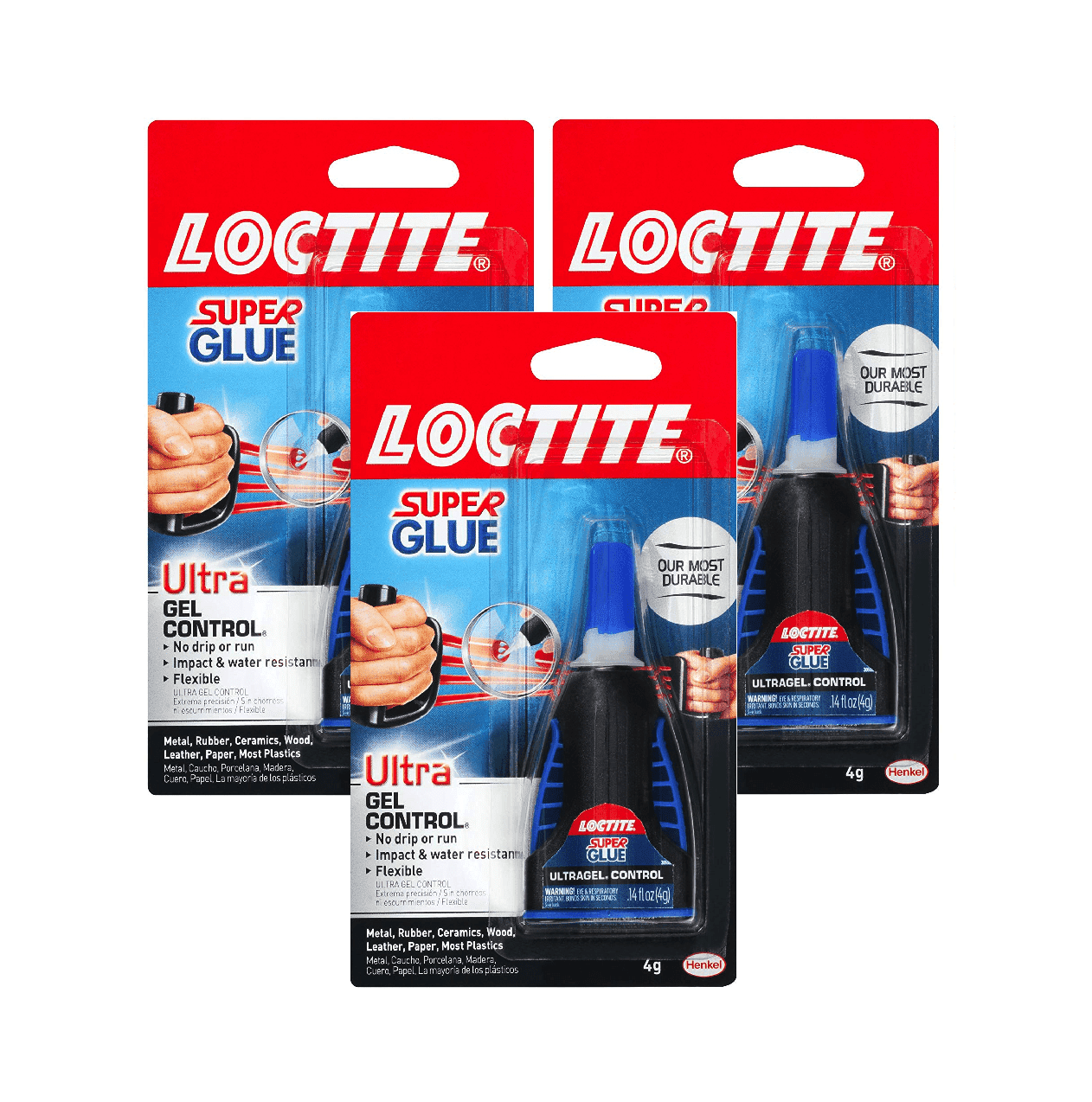 Loctite Ultra Gel Control Super Glue, Strongest 4g Bottle (Small Bulk ...