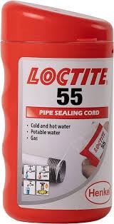 Loctite 55 Thread Sealing Cord | For metal and plastics pipes/fittings ...