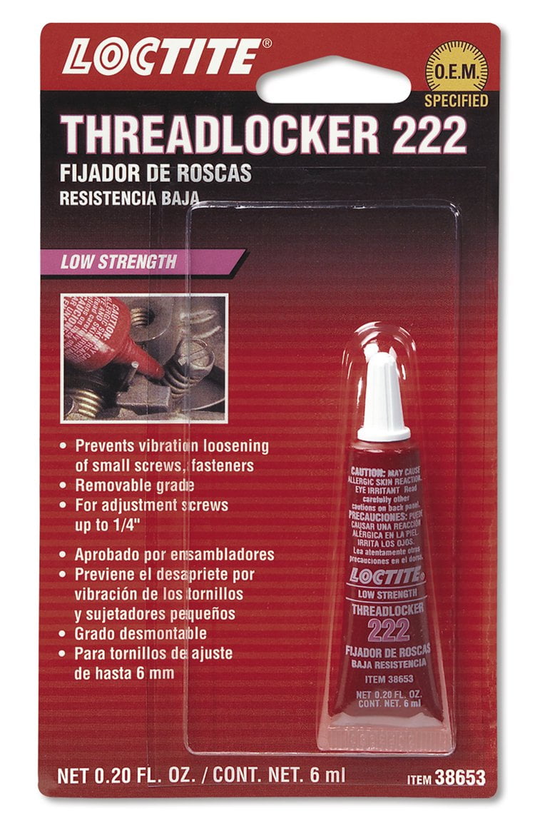 Loctite 555339 1 Pack Low Strength Thread Locker - Walmart.com
