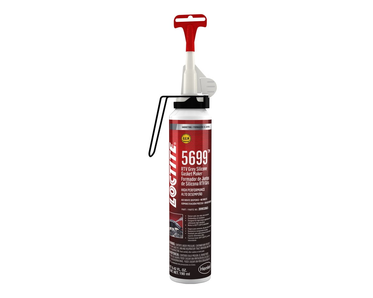 Loctite 5699 RTV High Performance Silicone, Grey, 190 ml - Walmart.com