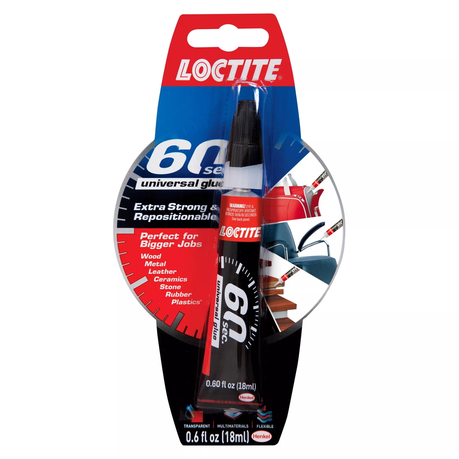 Loctite 60 Second Universal Glue, 18 ml - Walmart.com