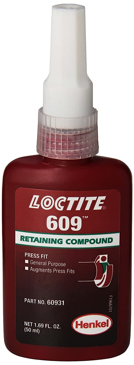 Loctite 609 442-60931 50ml Retaining Compound, General Purpose, Green ...