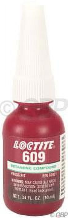 Loctite #609 Retaining Compound, Low Viscosity 10ml - Walmart.com