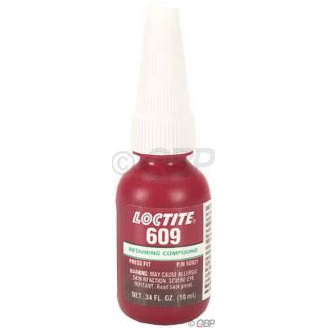 Loctite #609 Retaining Compound, Low Viscosity 10ml - Walmart.com
