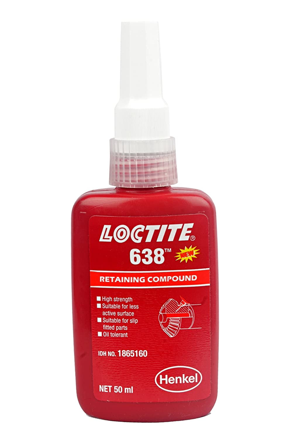 Loctite 638 High Strength Retaining Compound, 50 Ml Bottle - Walmart.com