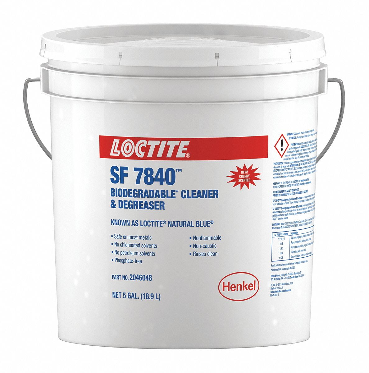 Loctite Cleaner/Degreaser,Cherry,5 gal,Bucket 2046048 - Walmart.com