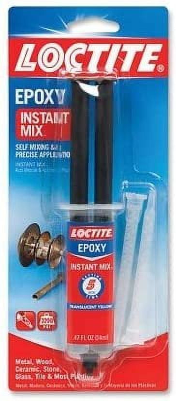 Loctite Epoxy Instant Mix Glue - 0.47 fl oz - Waterproof, Metal ...
