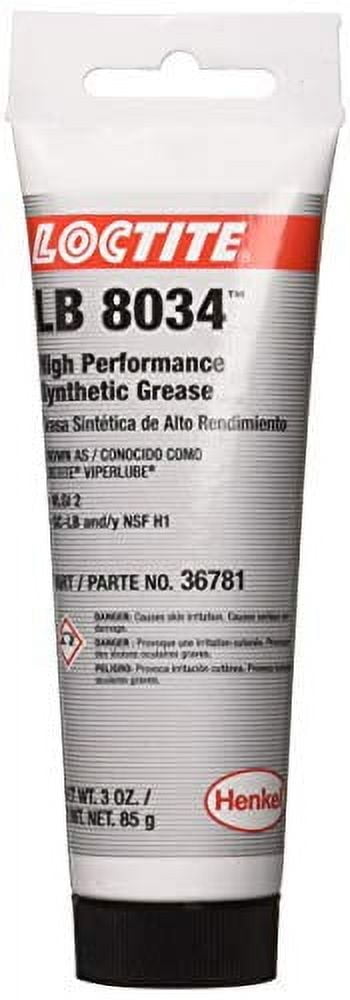 Loctite LB 8034 ViperLube High Performance Synthetic Grease Tube, 3-oz ...